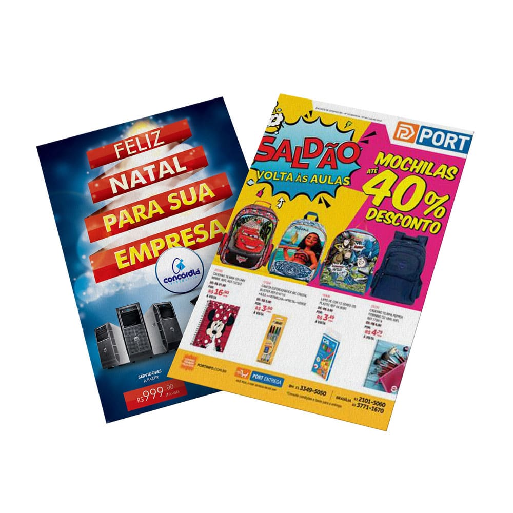 Criação Arte para Panfletos Folders | Gráfica Boa Vista