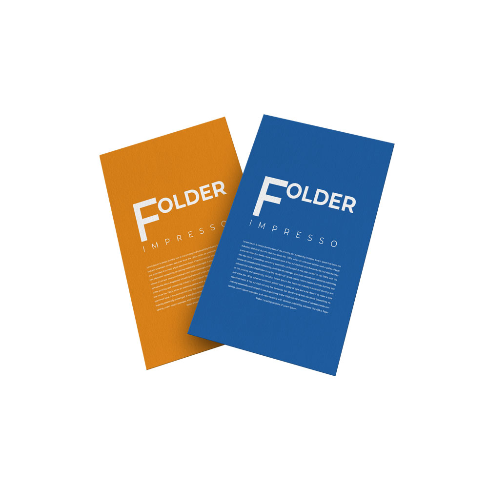 Folder Personalizado 20x30cm Colorido Couchê 120 gr | Gráfica Boa Vista