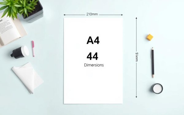 Medidas Completas da Folha A4