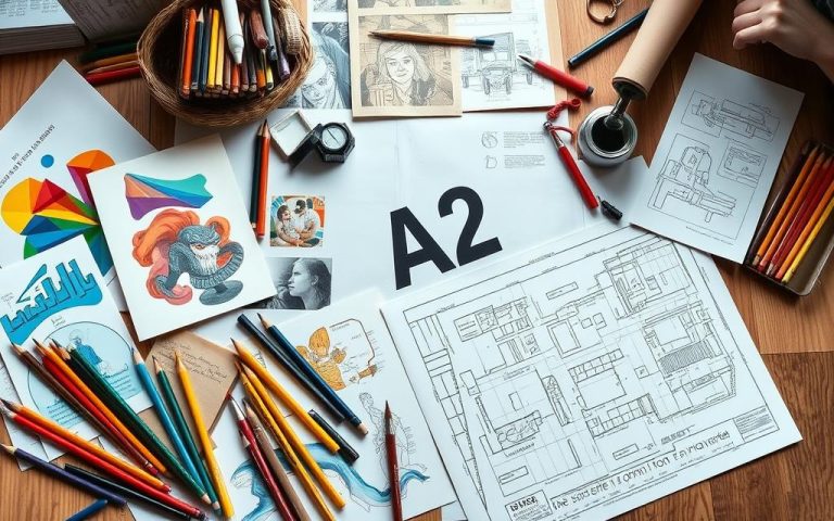 Dimensões do Papel A2
